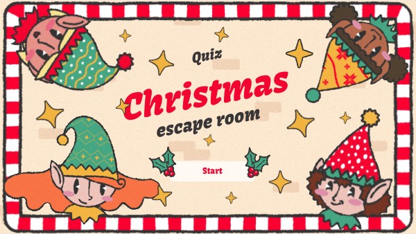 Christmas escape room quiz