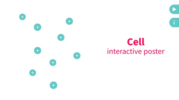 Interactive cell poster
