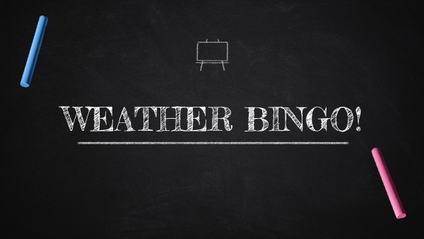 WEATHER BINGO | Genially