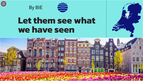 Let them see what we have seen