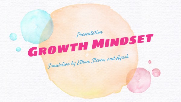 Growth mindset and Fixed mindset