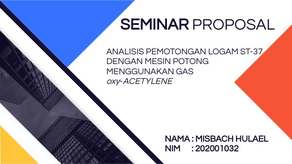 PRESENTATION PROPOSAL TA MISBACH