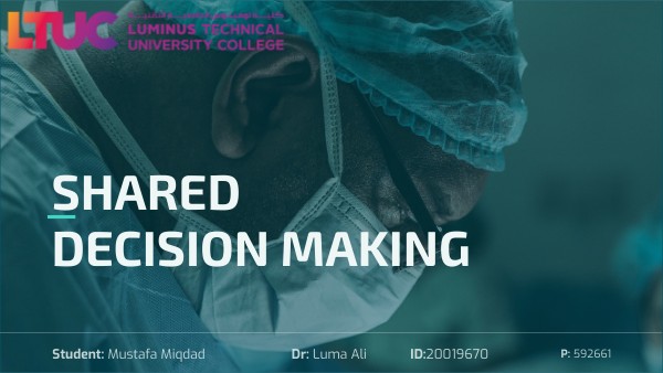 Shared decision Making