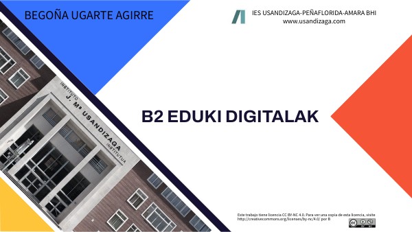 B2 EDUKI DIGITALAK BEGOÑA UGARTE | Genially