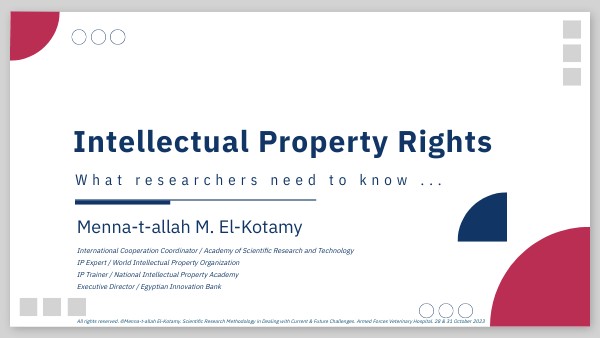 Introduction to Intellectual Property Rights | Genially