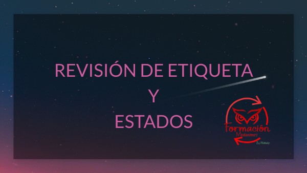 REVISIÓN DE ETIQUETAS