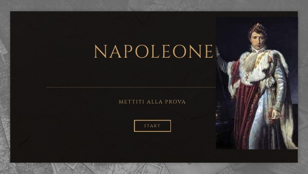 ESCAPE ROOM: NAPOLEONE E LA SUA ASCESA AL POTERE | Genially