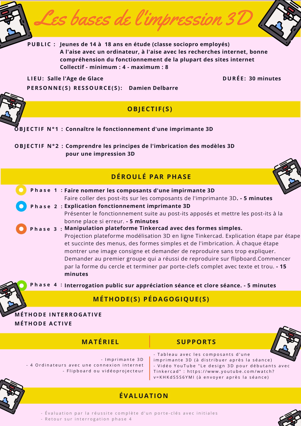 Fiche imprimante 3D | Genially