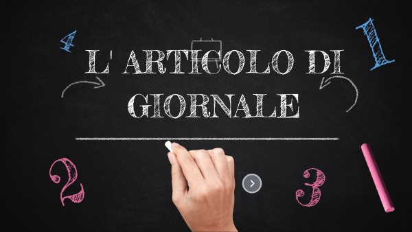 L'ARTICOLO DI GIORNALE | Genially
