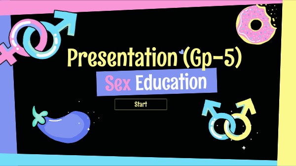 Sex Education Presentation Genially