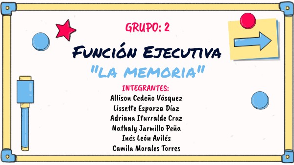 Función Ejecutiva"la memoria" | Genially