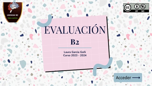 Evaluación B2 | Genially