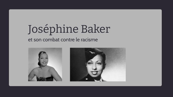 Joséphine Baker | Genially