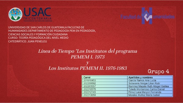 Linea de Tiempo Grupo 04 | Genially