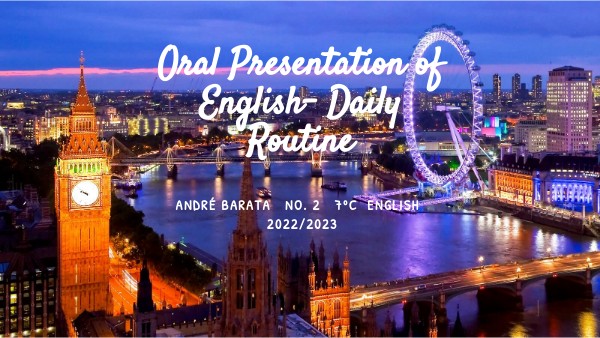 Oral Presentation of English