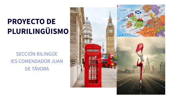 PROYECTO DE PLURILINGÜISMO