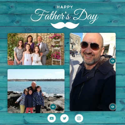 HAPPY FATHER'S DAY - INTERACTIVE CARD