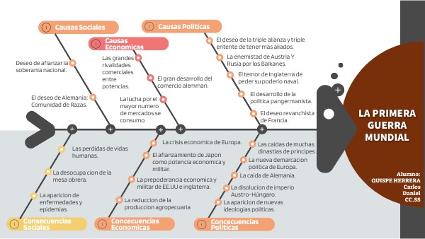 DIAGRAMA CAUSA EFECTO _ CARLOS DANIEL QUISPE HERRERA | Genially