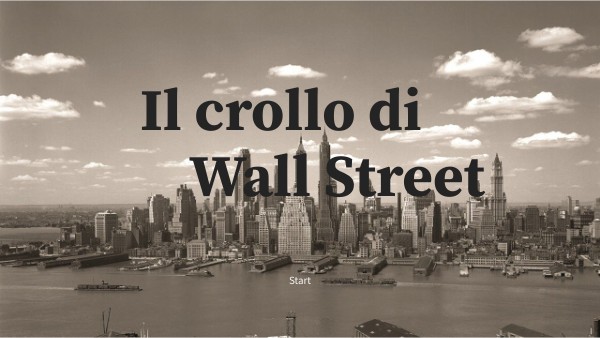 il crollo di Wall Street