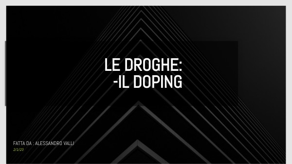 Il doping | Genially