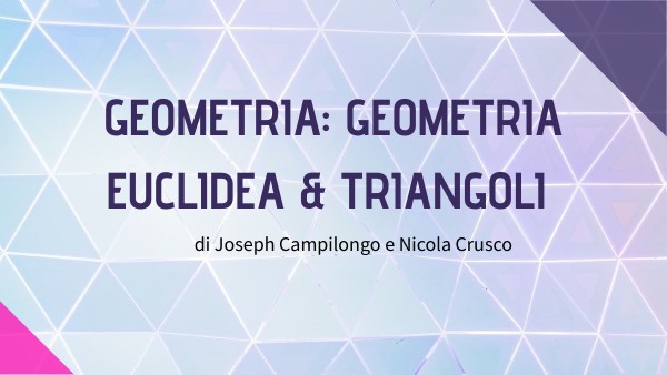 BLUE GEOMETRY PRESENTATION