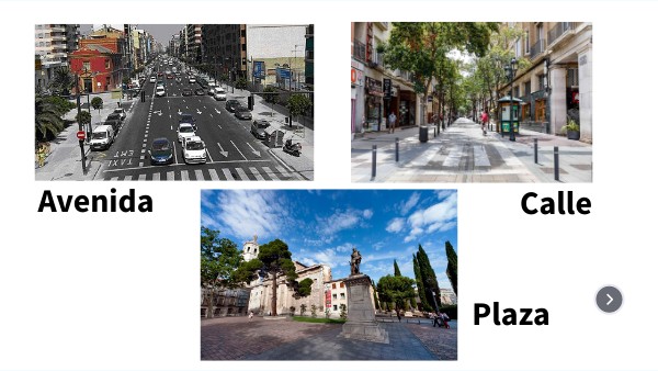 QUIZ AVENIDA PLAZA CALLE