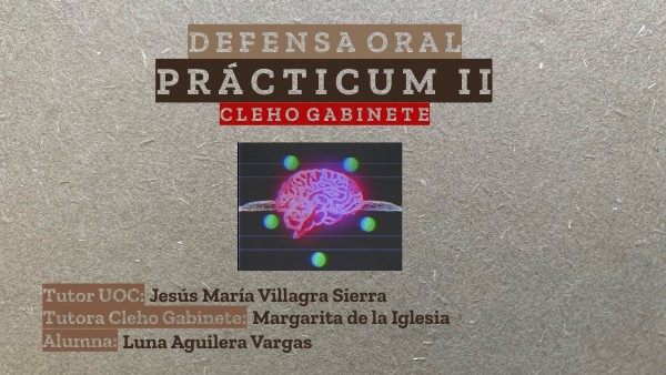 DEFENSA ORAL PRÁCTICUM II