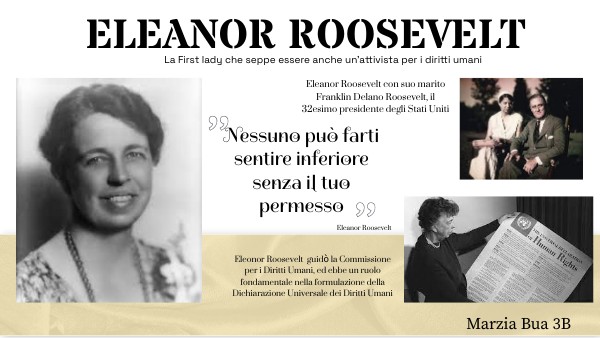 Eleanor Roosevelt | Genially