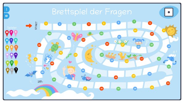 Brettspiel der Fragen