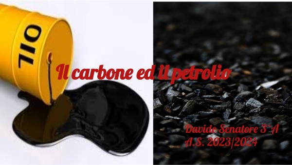 Carbone e petrolio-Davide Senatore