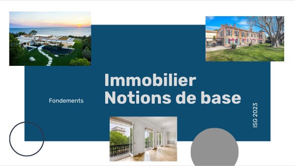 ISG Immobilier de luxe | Genially