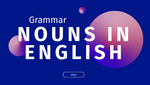 Grammar - count and non count nouns | Genially