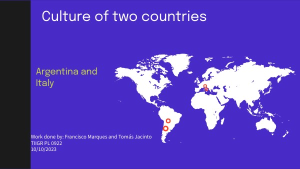 Culture of two countries