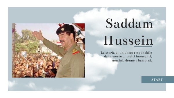 Presentazione su Saddham Hussain
