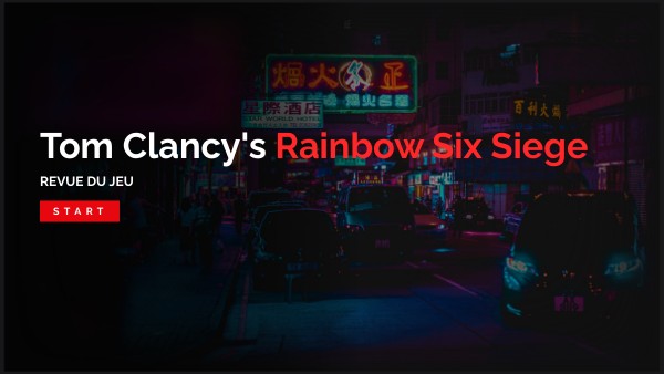 Rainbow Six: Siege - Un jeu de tir tactique immersif et captivant