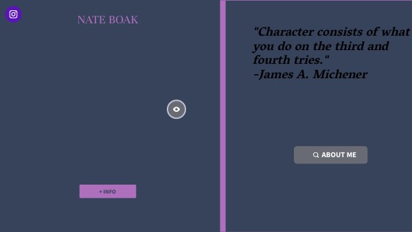 GENIAL BIO - Nate Boak