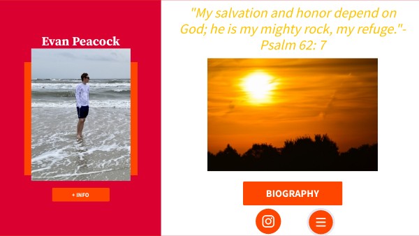 GENIAL BIO- Evan Peacock