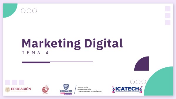 Marketing Digital - Tema 4 | Genially