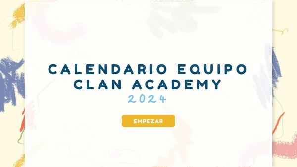 CALENDARIO EQUIPO CLAN ACADEMY 20242