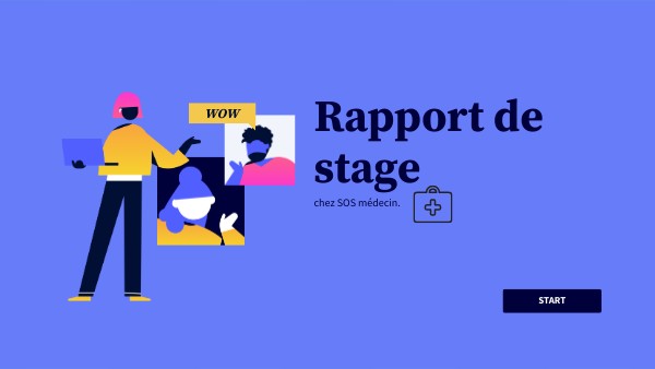 Rapport de stage présentation | Genially