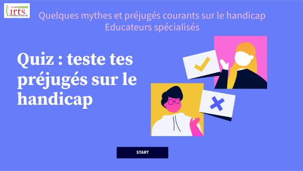 Quiz Préjugés sur le handicap (Mona B.) | Genially