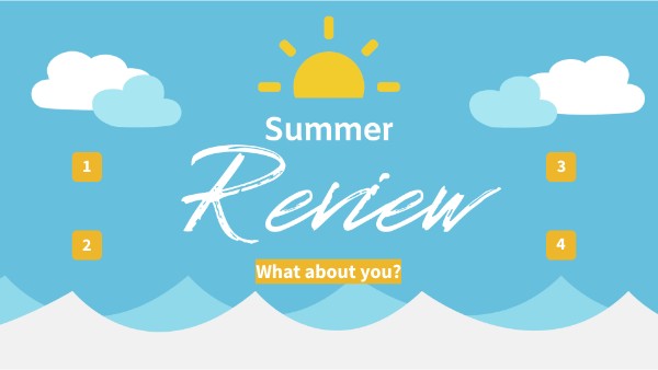 Summer Review | Genially