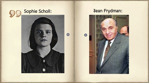 Tom Leon Sophie scholl Jean Frydman