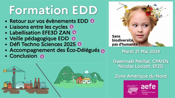 Formation EDD Mai 2024 | Genially