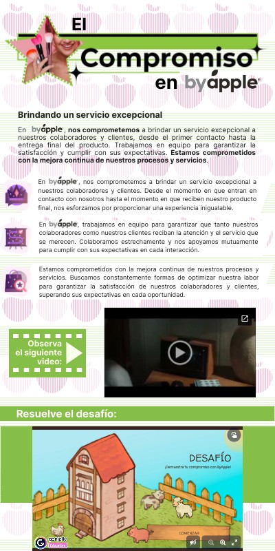 COMPROMISO BYAPPLE | Genially