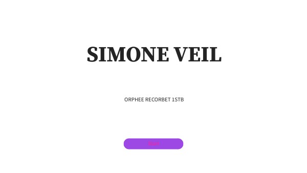 Diaporama Simone VEIL | Genially