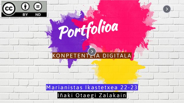 Konpetentzia digitala PORTFOLIOA