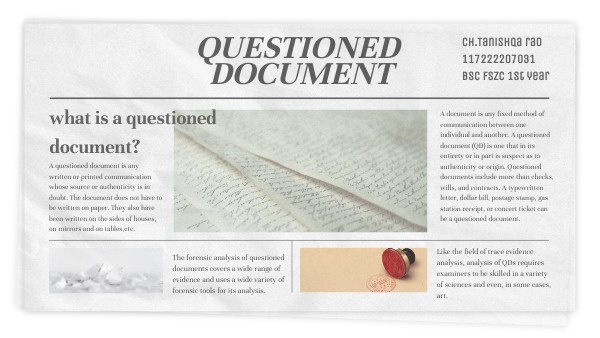 questioned document fs