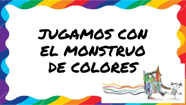 El monstruo de colores MÁS/MENOS