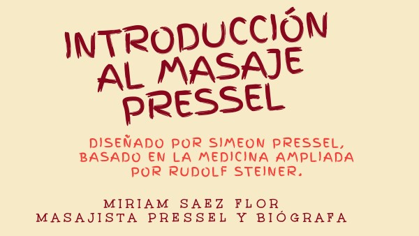 PRESENTACIÓN MASAJE PRESSEL